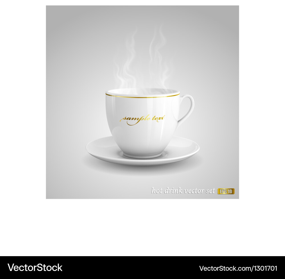 Hot drink Royalty Free Vector Image - VectorStock