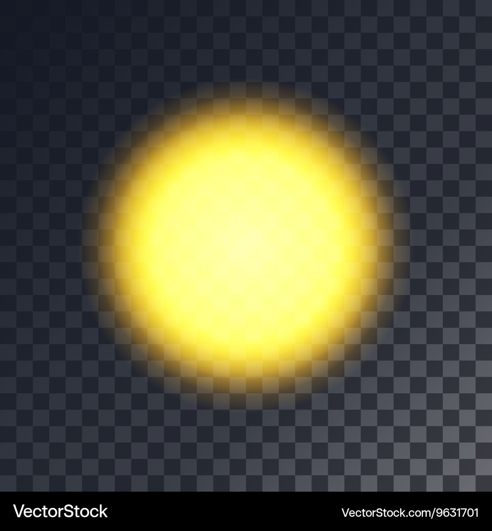 Yellow sun Royalty Free Vector Image - VectorStock