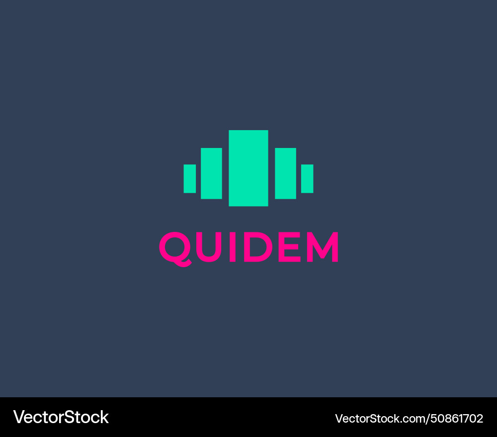 Abstract houses geometric logo creative city Vector Image