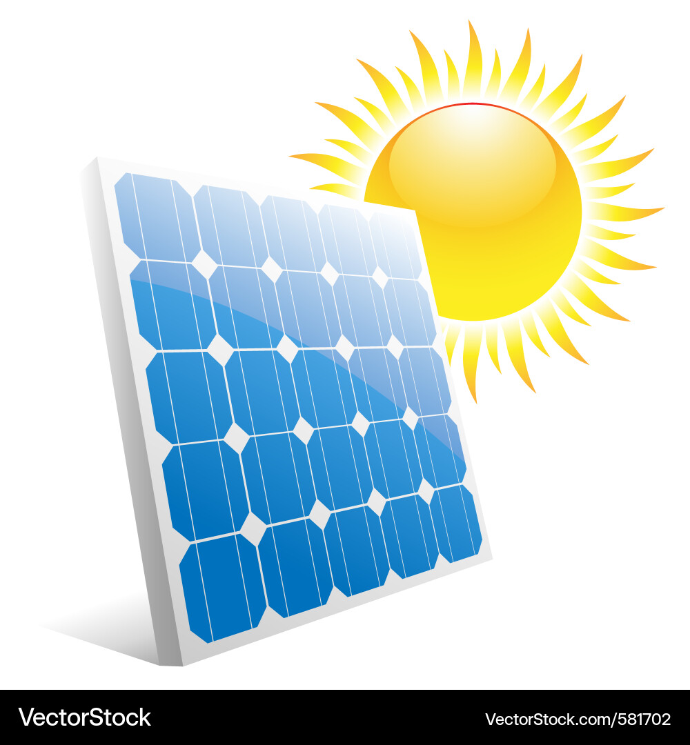 Solar Panel Energy Concept Royalty Free Vector Image