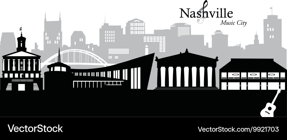 Nashville Royalty Free Vector Image - VectorStock