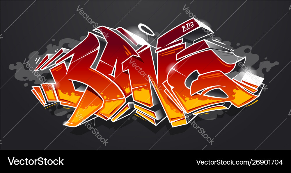 Bold Graffiti Art Royalty Free Vector Image - VectorStock