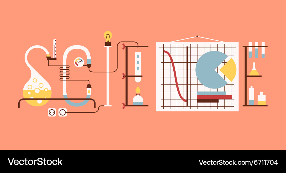 Science lab Royalty Free Vector Image - VectorStock