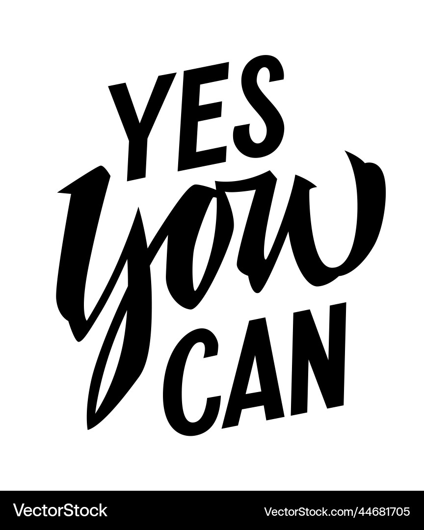 Motivation and inspiration trendy expressive Vector Image