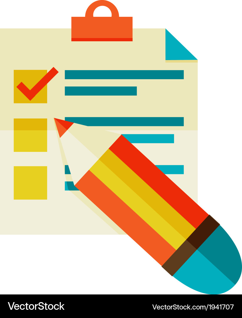 Checklist Royalty Free Vector Image - VectorStock