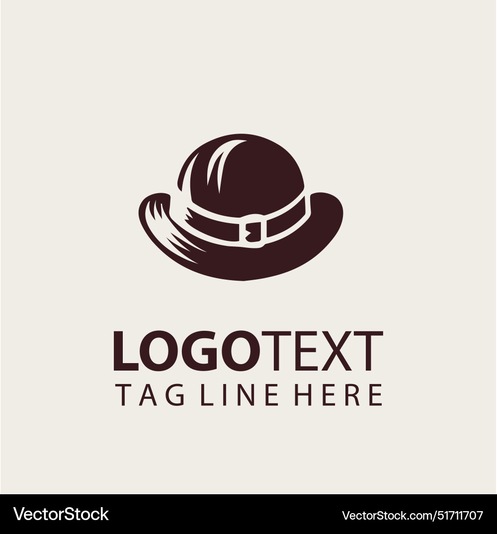 Hat logo Royalty Free Vector Image - VectorStock