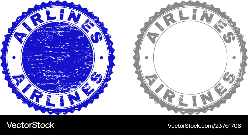 Grunge Airline Watermark Stamp Royalty Free Vector Image