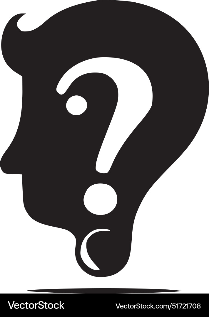 Question - high quality logo ideal for t-shirt Vector Image
