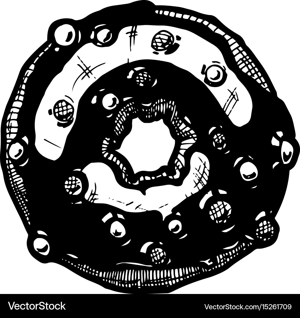 Donut Royalty Free Vector Image - VectorStock
