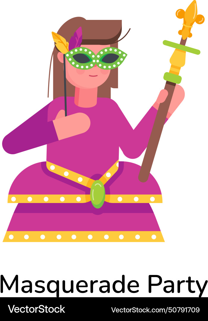 Masquerade party Royalty Free Vector Image - VectorStock