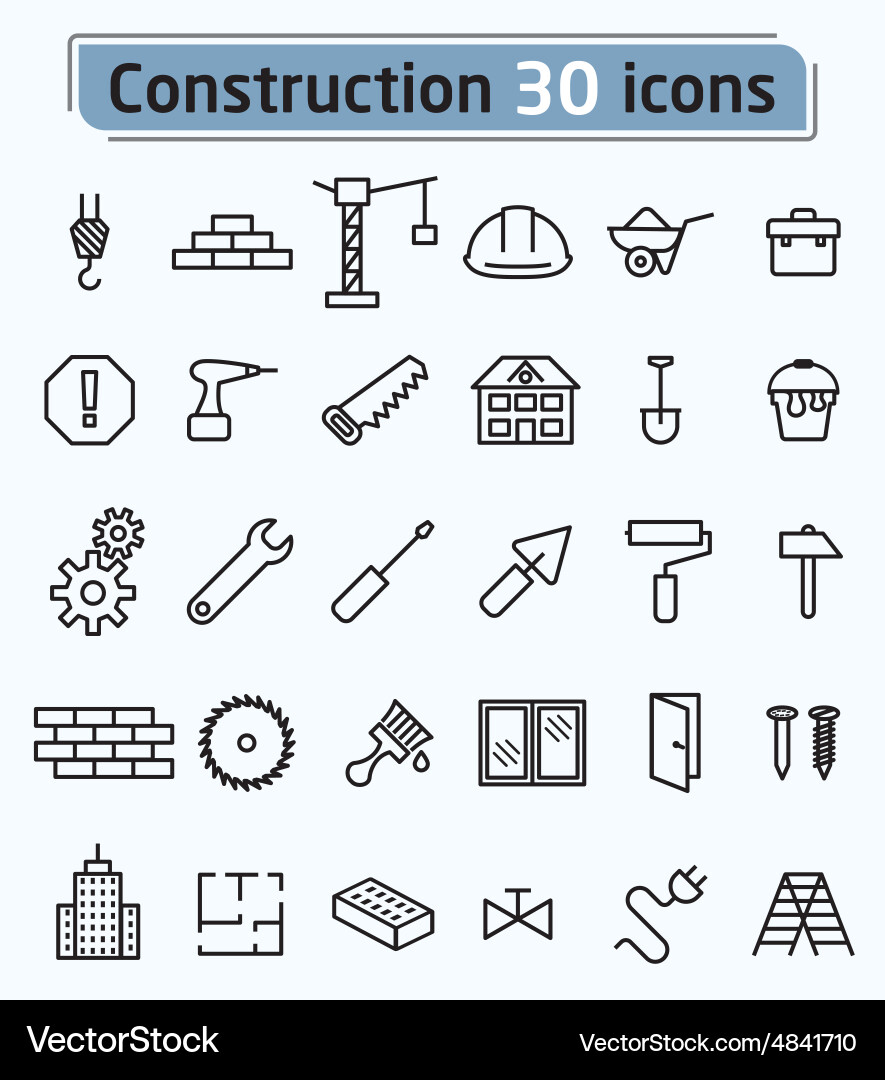 Construction Royalty Free Vector Image - VectorStock