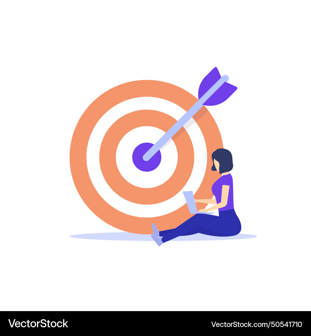 Personal goals and planning Royalty Free Vector Image