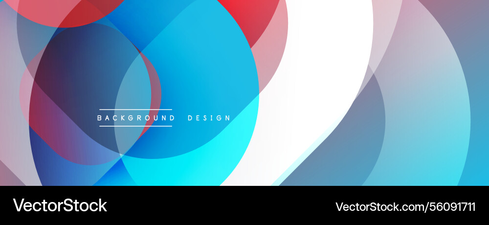 Abstract background with layered translucent Vector Image