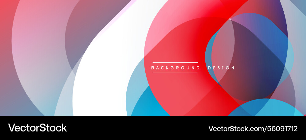 Abstract background with layered translucent Vector Image