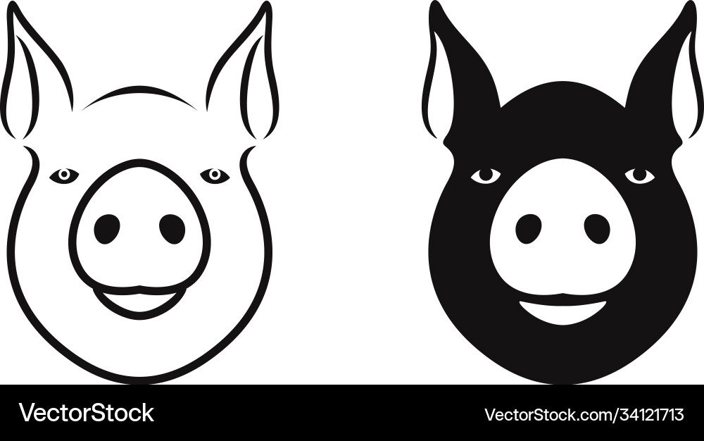 Pig Royalty Free Vector Image - VectorStock