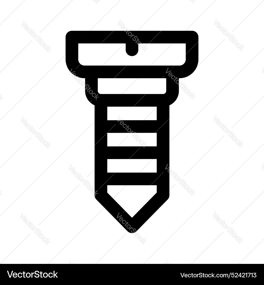 Srew Royalty Free Vector Image - VectorStock