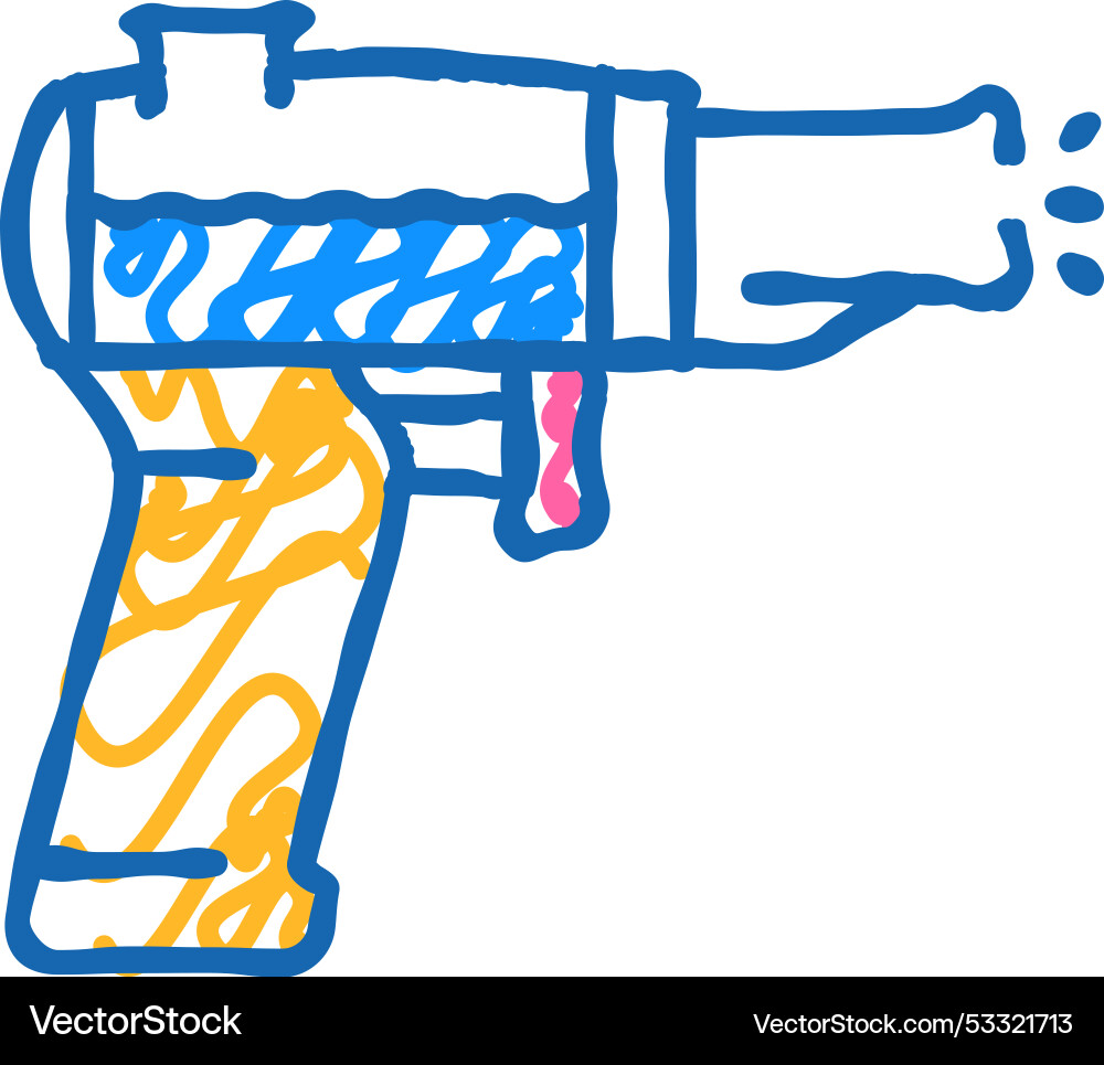 Water toy child icon doodle Royalty Free Vector Image