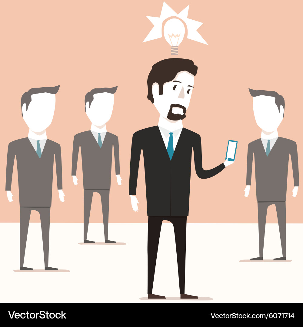 New idea Royalty Free Vector Image - VectorStock