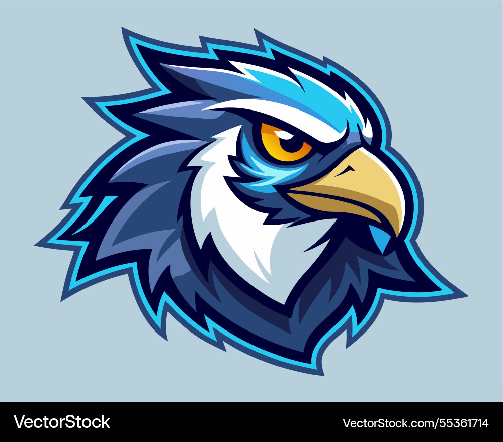 Osprey-mascot-logo Royalty Free Vector Image - VectorStock