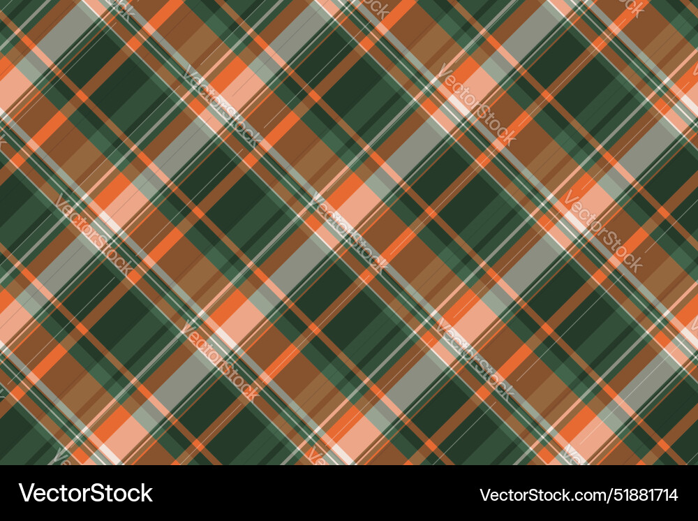 Page pattern check identity fabric tartan plaid Vector Image