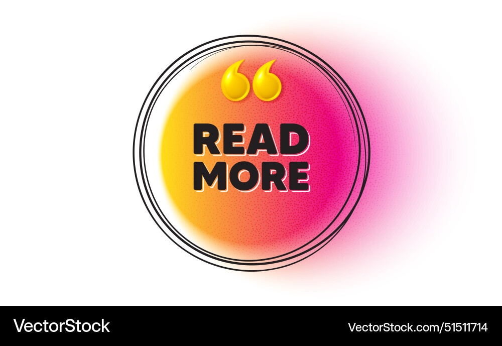 Read more symbol navigation sign hand drawn Vector Image