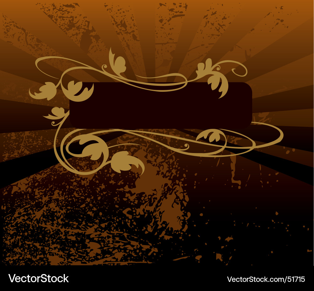 Braun end Royalty Free Vector Image - VectorStock