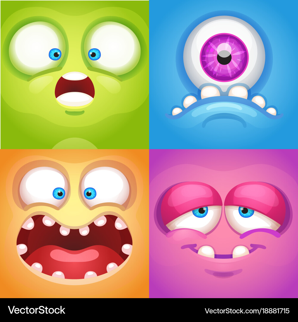 Faces Royalty Free Vector Image - VectorStock