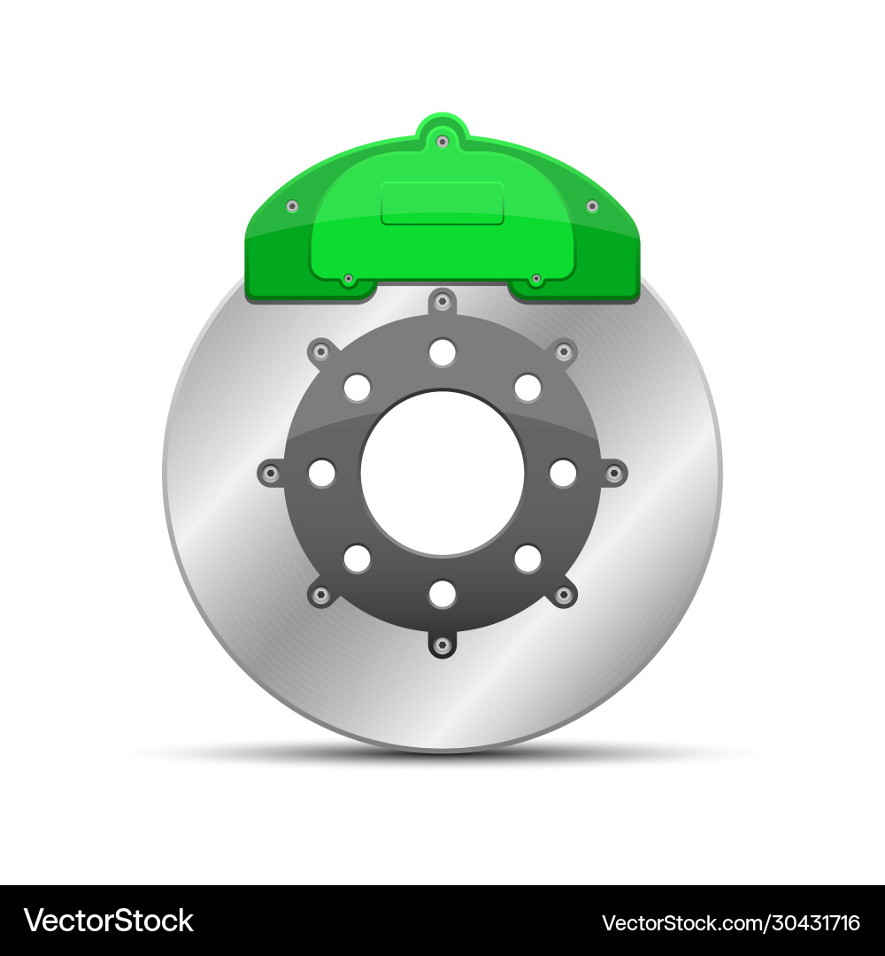Brake disk Royalty Free Vector Image - VectorStock