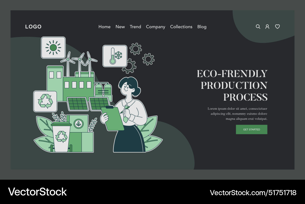 Ethical cosmetics flat Royalty Free Vector Image