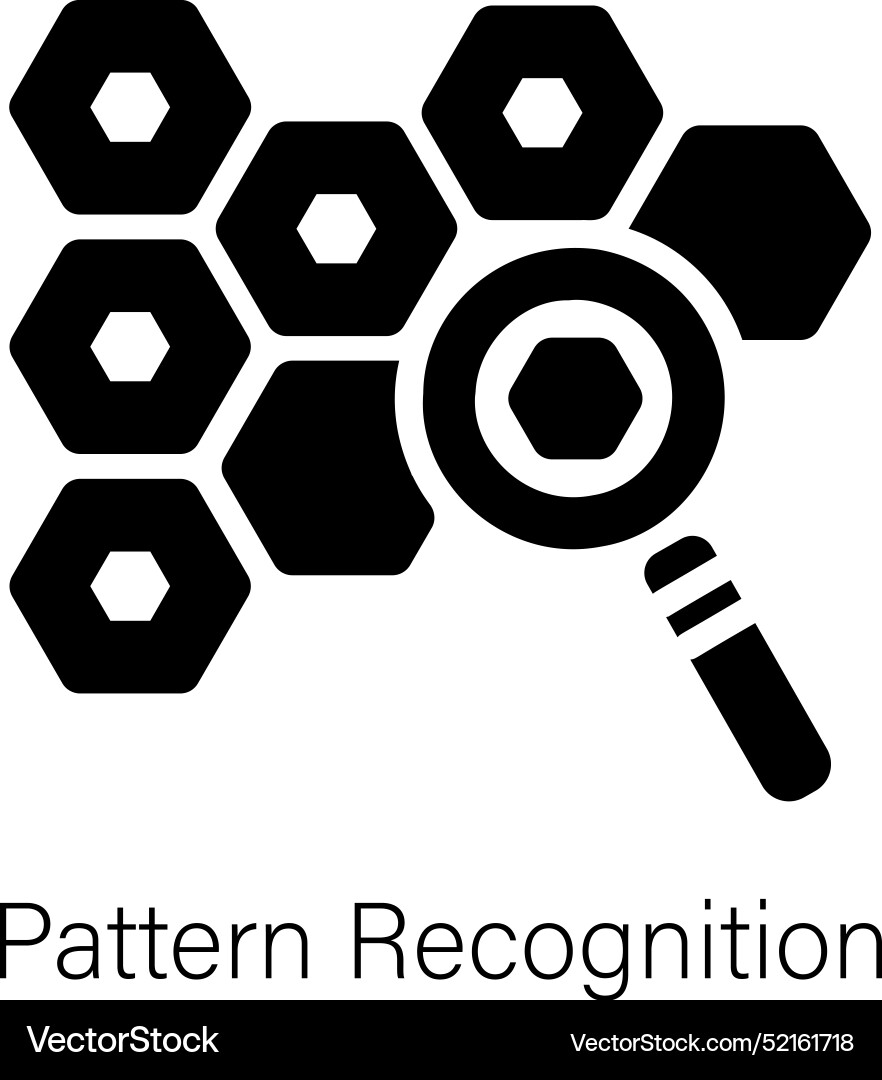 Pattern recognition Royalty Free Vector Image - VectorStock