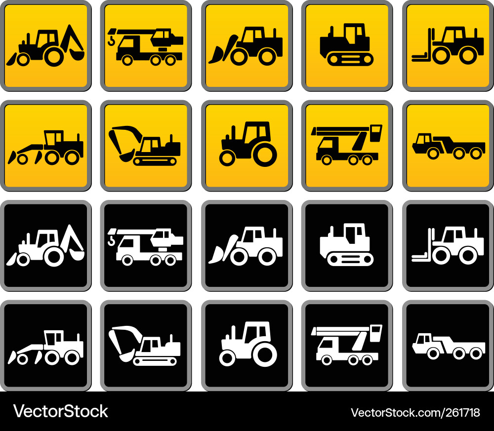 Transportation collection Royalty Free Vector Image