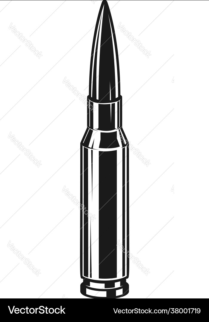 Rifle Bullet Drawing