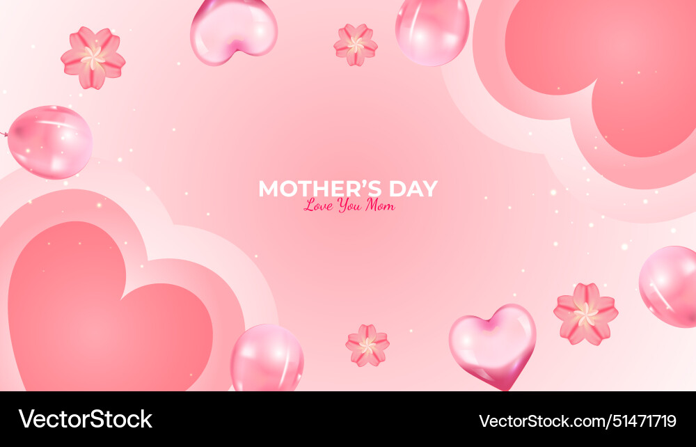 Pink beautiful and simple style background Vector Image