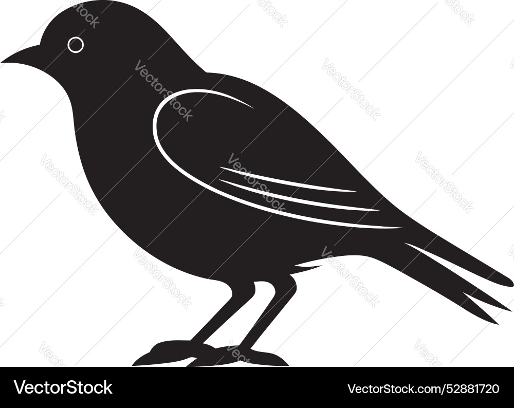 Falcon in flight emblem artistic hawk icon Vector Image