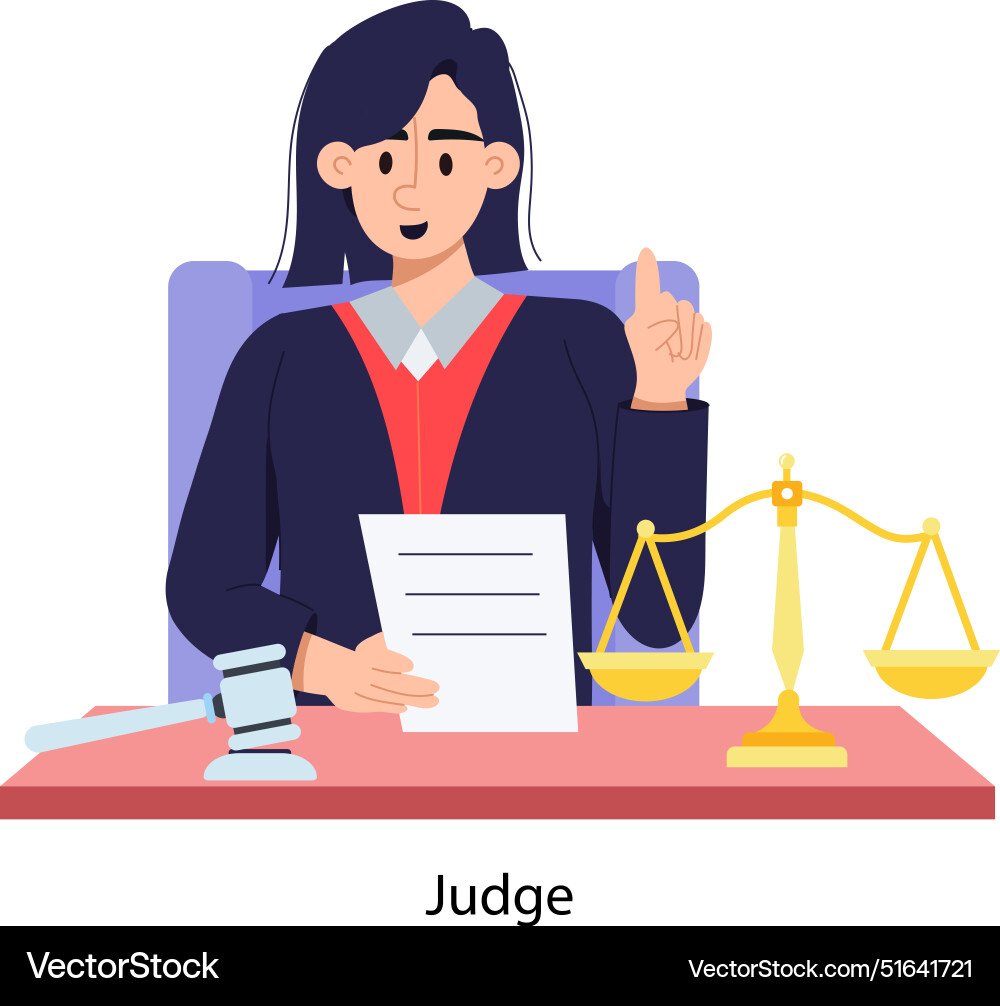 Judge Royalty Free Vector Image - VectorStock