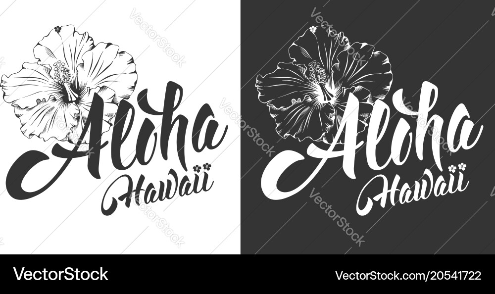 Aloha Font Hawaiian Vector Images (over 110)