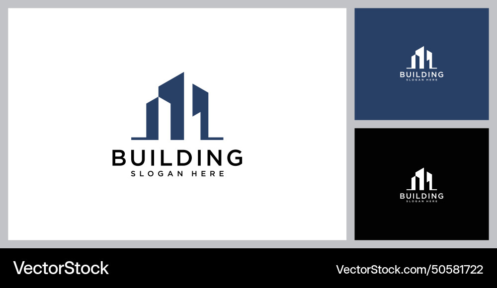 Building icon design template Royalty Free Vector Image