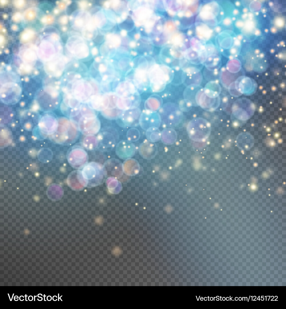 Falling Stardust Sparkle Effect Royalty Free Vector Image