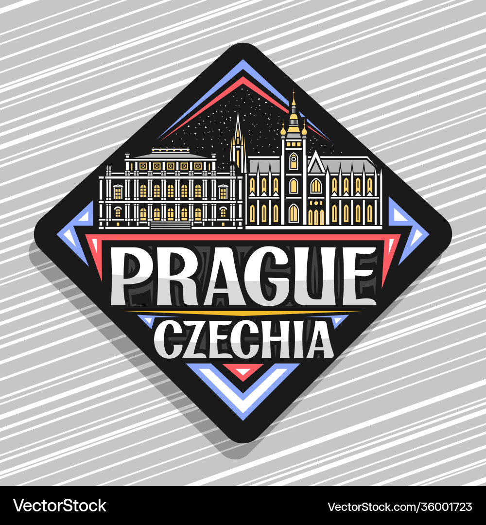 Logo for prague Royalty Free Vector Image - VectorStock