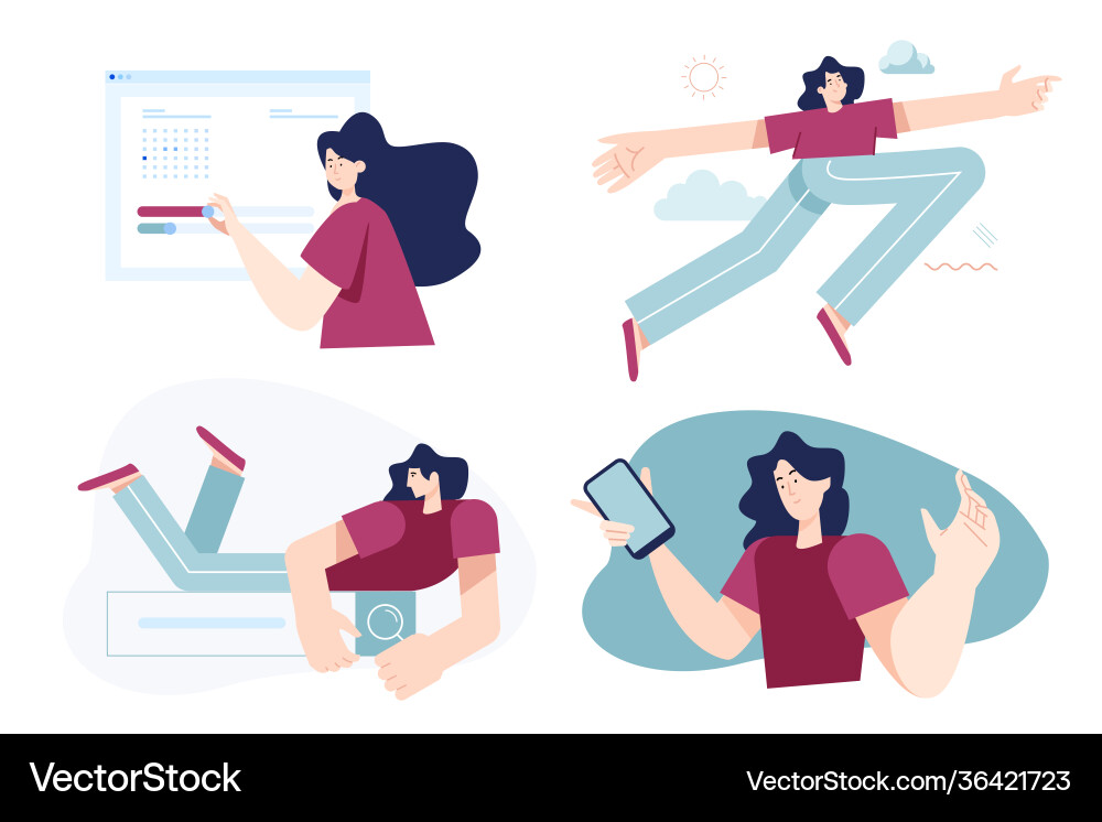 People concepts Royalty Free Vector Image - VectorStock