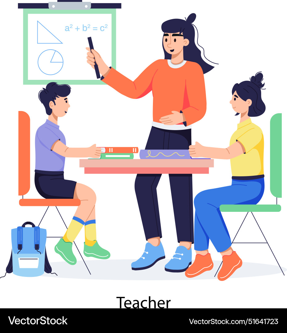 Teacher Royalty Free Vector Image - VectorStock