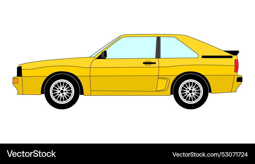 Audi quattro s1 Royalty Free Vector Image - VectorStock