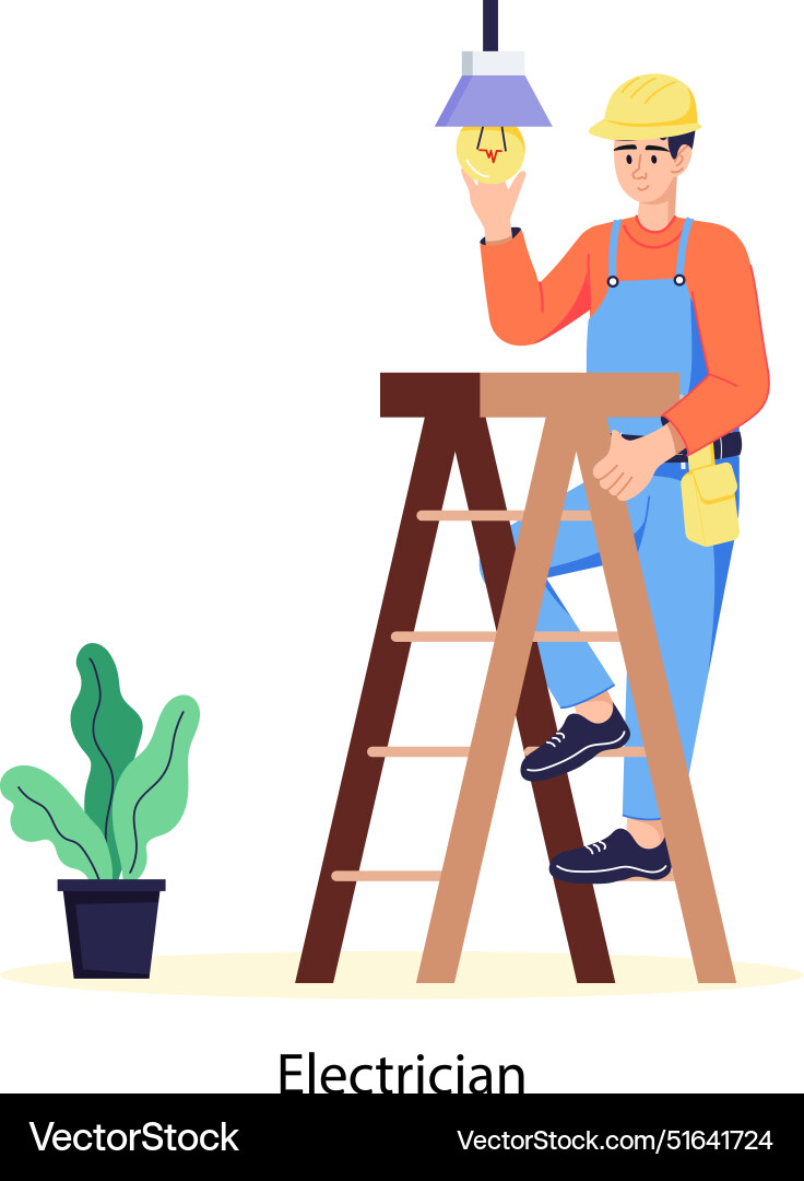 Electrician Royalty Free Vector Image - VectorStock