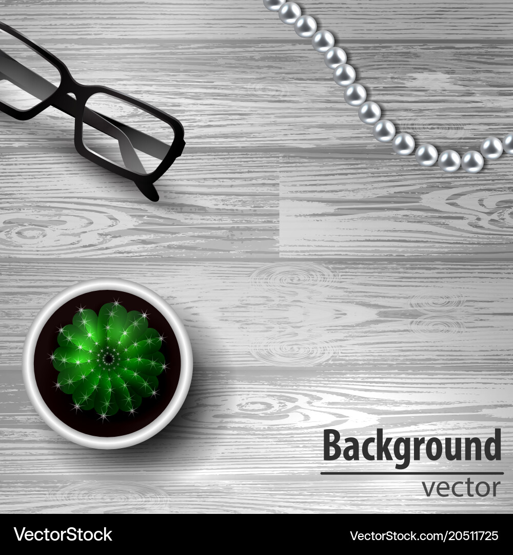 Cactus top view Royalty Free Vector Image - VectorStock