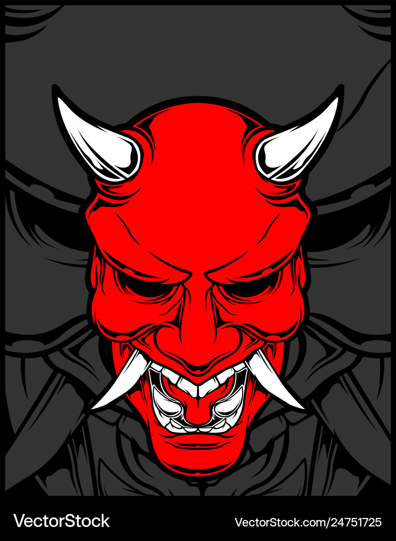 Demon hand drawing Royalty Free Vector Image - VectorStock