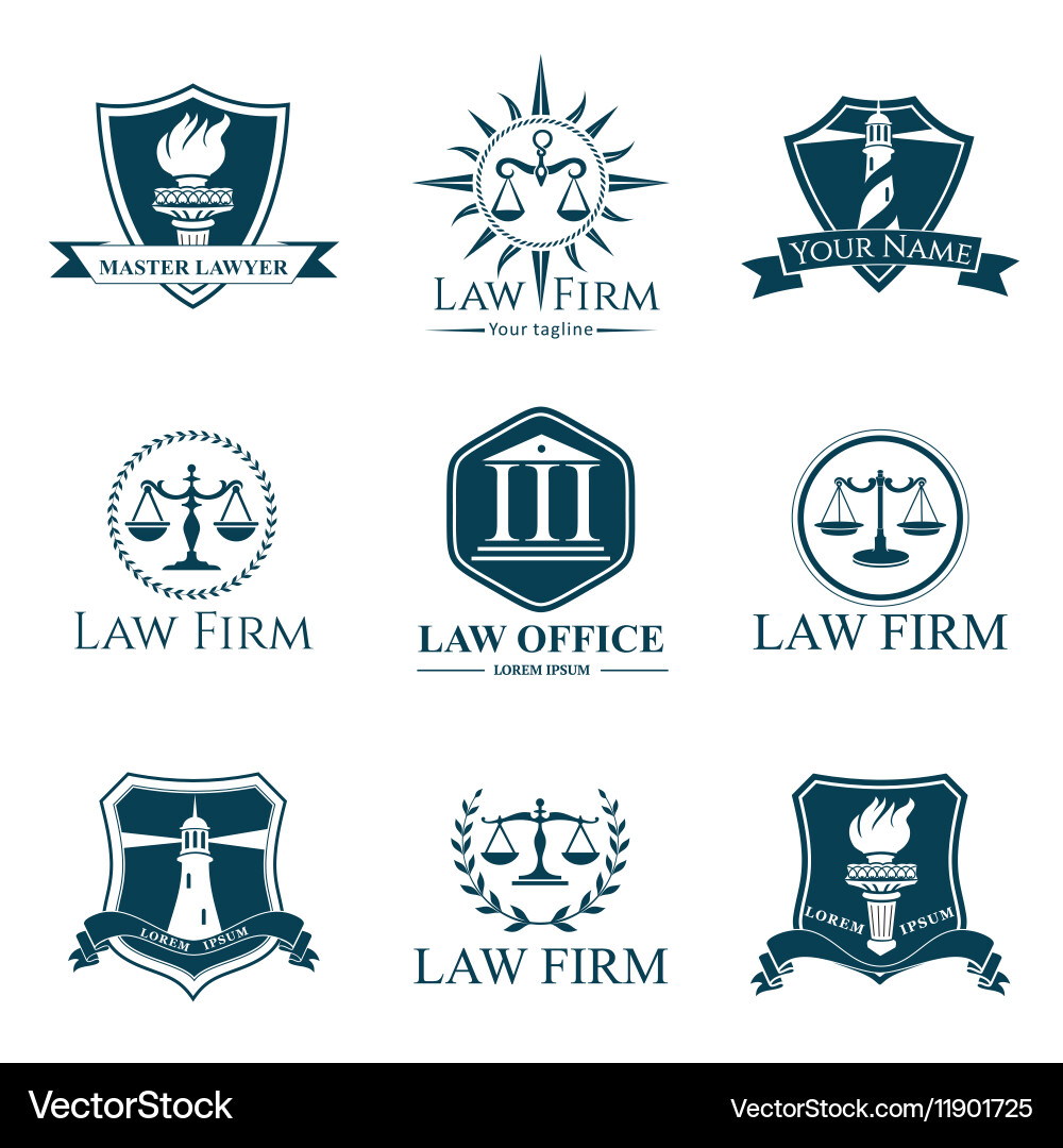 Law company 9 Royalty Free Vector Image - VectorStock