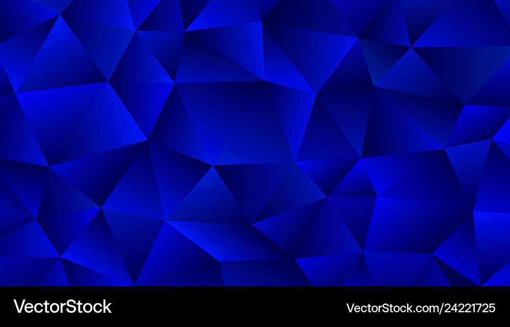 Low poly backdrop design in blue hues Royalty Free Vector