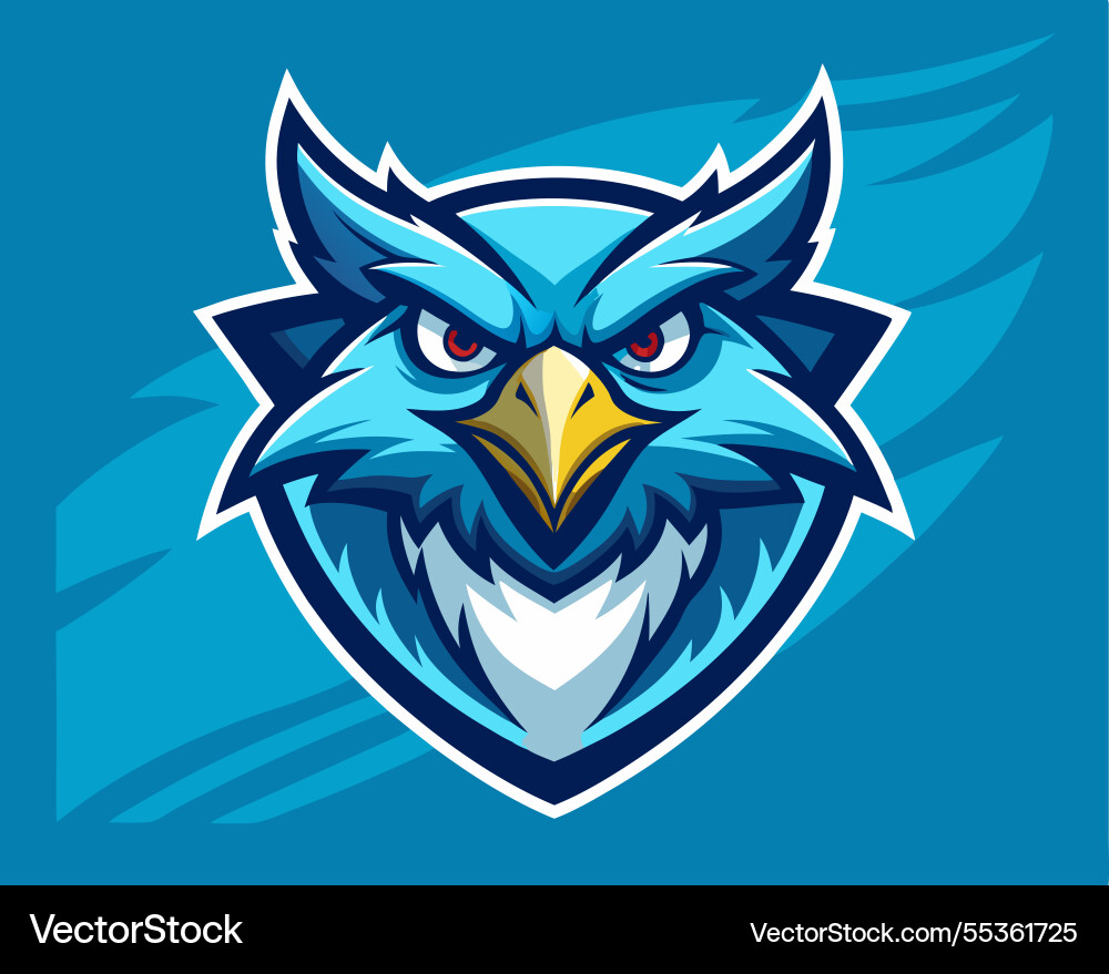 Osprey-mascot-logo Royalty Free Vector Image - VectorStock