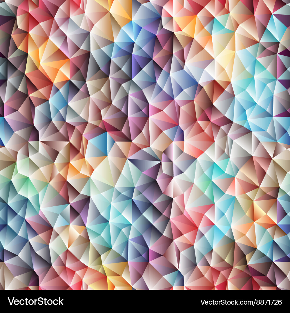 Colorful low poly graphic background Royalty Free Vector