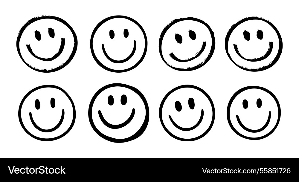 Smiling Face Emoji - Happy Expression Royalty Free Vector